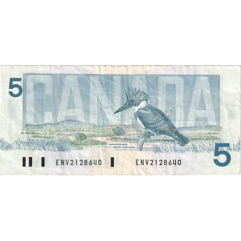 Canada, 5 Dollars, 1986, KM:95a2, EF(40-45) | World Paper Money
