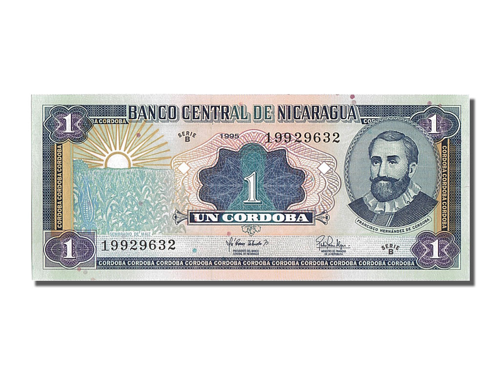 Banknote, Nicaragua, 1 Cordoba, 1990, UNC(65-70) | World Paper Money
