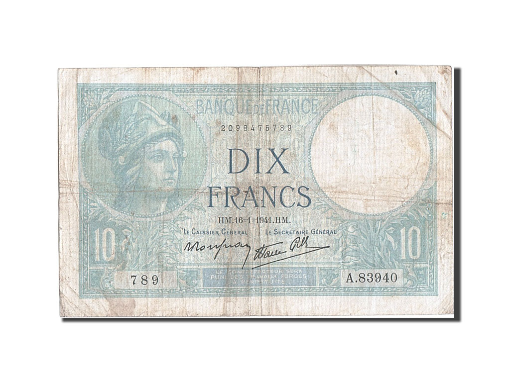 [#206887] billete, francia, 10 francs, 10 f 191 - Compra venta en ...