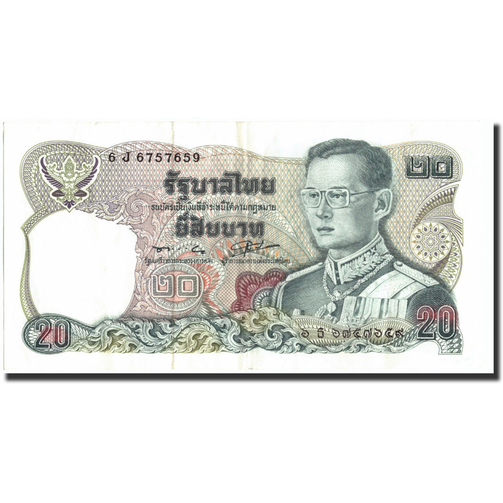 [#213759] billete, 20 baht, tailandia, km:88, m - Compra venta en ...