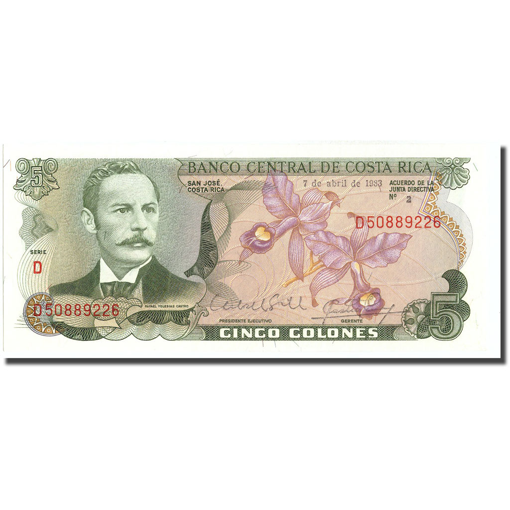 [#216168] billete, 5 colones, 1983, costa rica, - Compra venta en ...