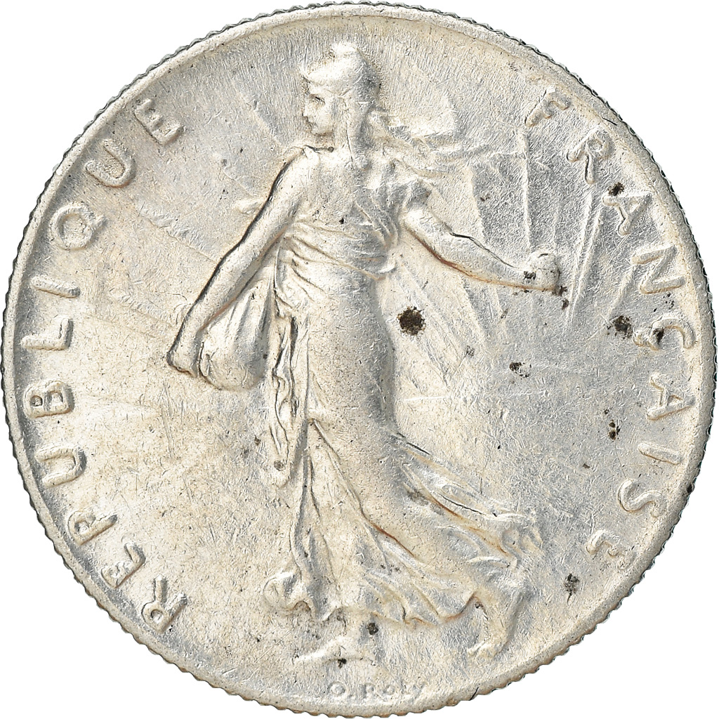 Coin, France, Semeuse, 50 Centimes, 1917, Paris, , Silver, KM:854