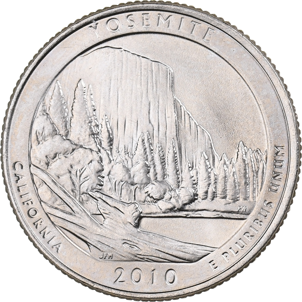 United States, Quarter, 2010, U.S. Mint, Copper-Nickel Clad Copper,