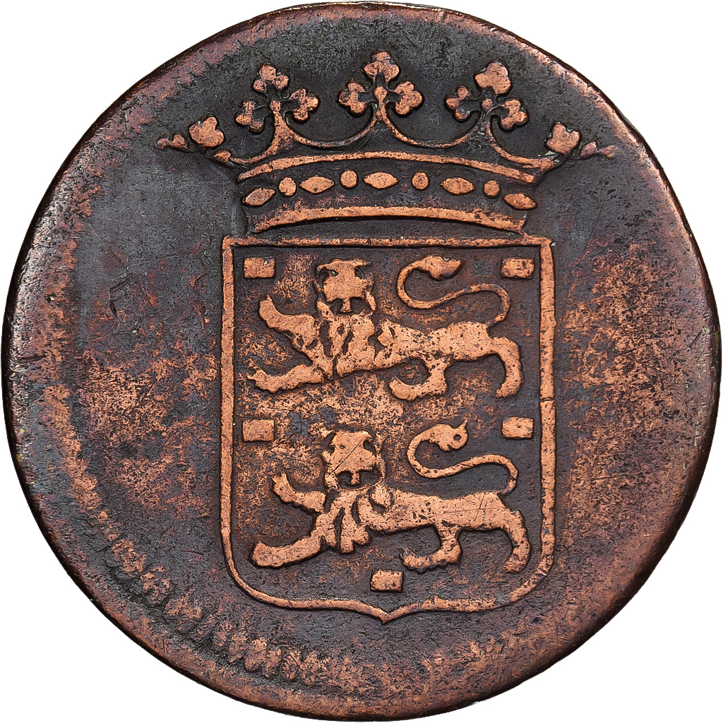 Netherlands Antilles, Duit, 1733, Copper, , KM:132 | North & Central ...