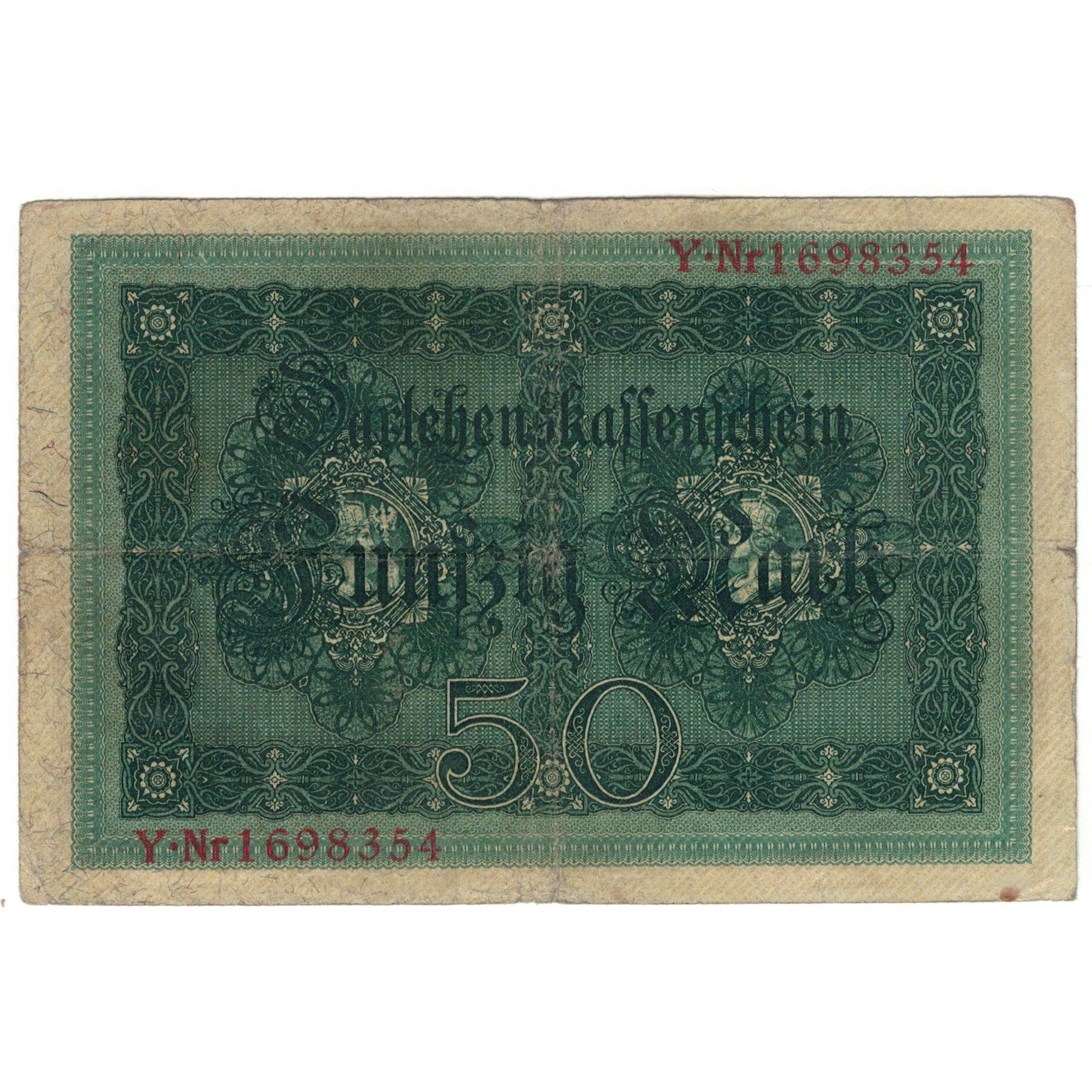 [#230002] billete, 50 mark, 1914, alemania, 191 - Compra venta en todocoleccion