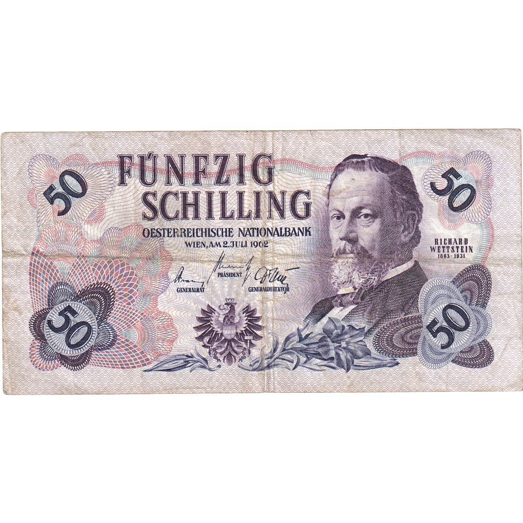 Austria, 50 Schilling, 1962-07-02, VF(20-25) | World Paper Money
