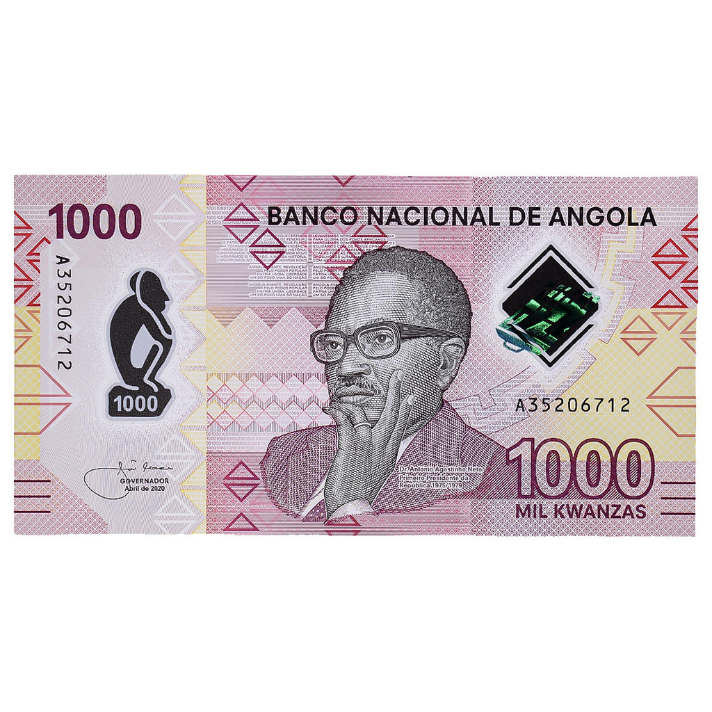 Banknote, Angola, 1000 Kwanzas, 2020, UNC(65-70) | World Paper Money