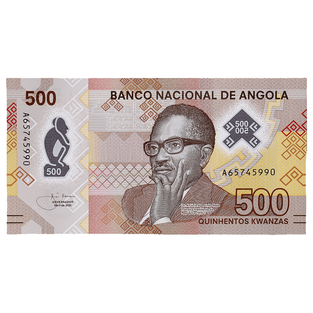 Banknote, Angola, 500 Kwanzas, 2020, UNC(65-70) | World Paper Money