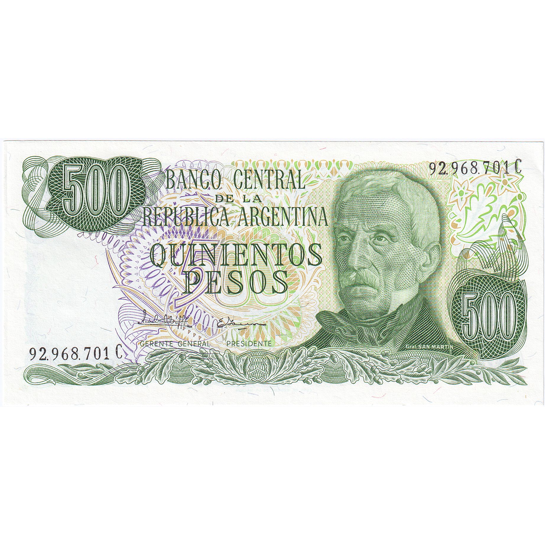 Argentina, 500 Pesos, UNC(65-70) | World Paper Money