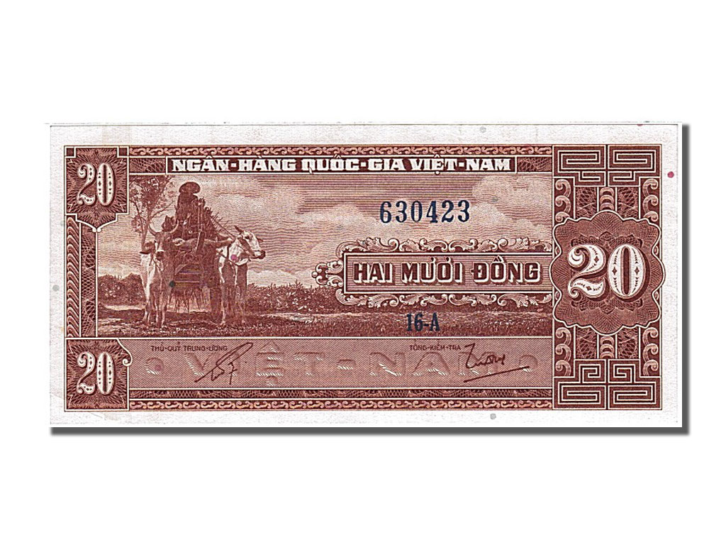 Banknote, Viet Nam, 20 Dông, 1962, UNC(63) | World Paper Money