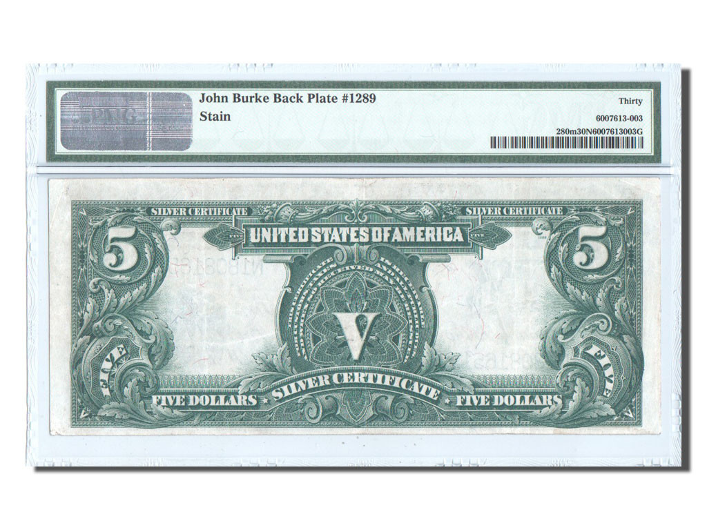 Banknote, United States, Five Dollars, 1899, 1899, KM:250, graded, PMG