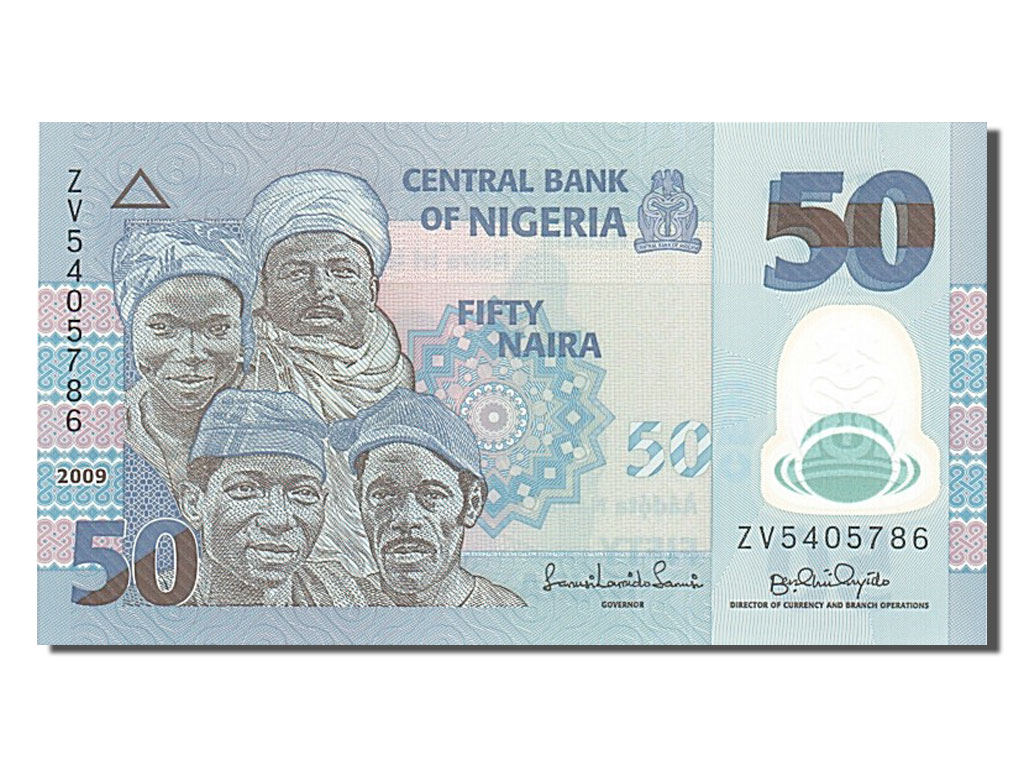 [#255029] billete, 50 naira, 2009, nigeria, unc - Compra venta en ...