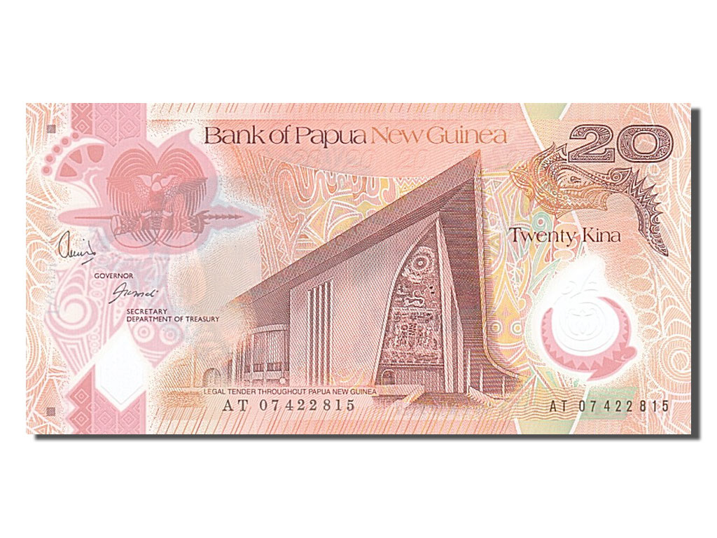 Banknote, Papua New Guinea, 20 Kina, 2007, UNC(65-70) | World Paper Money