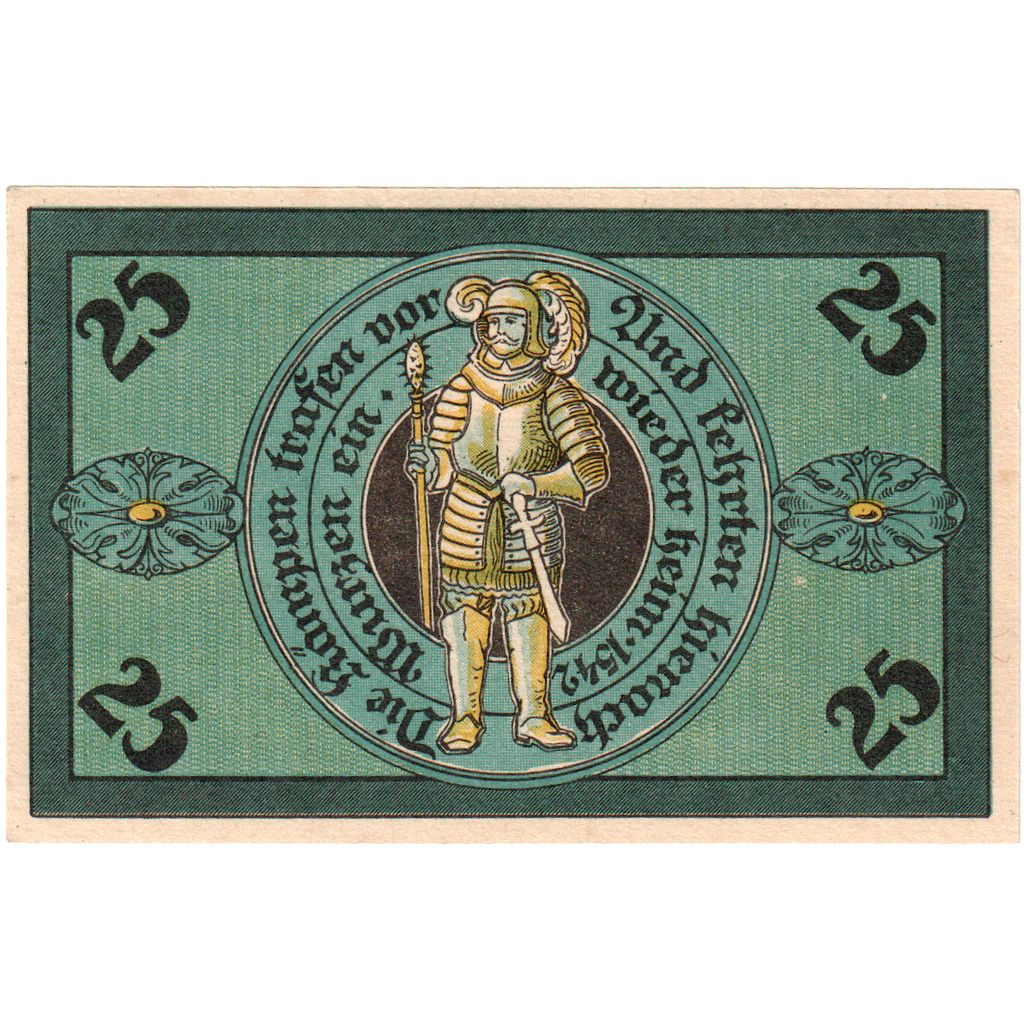 Germany, Torgau, 25 Pfennig, 1921-02-10, UNC(63) | World Paper Money