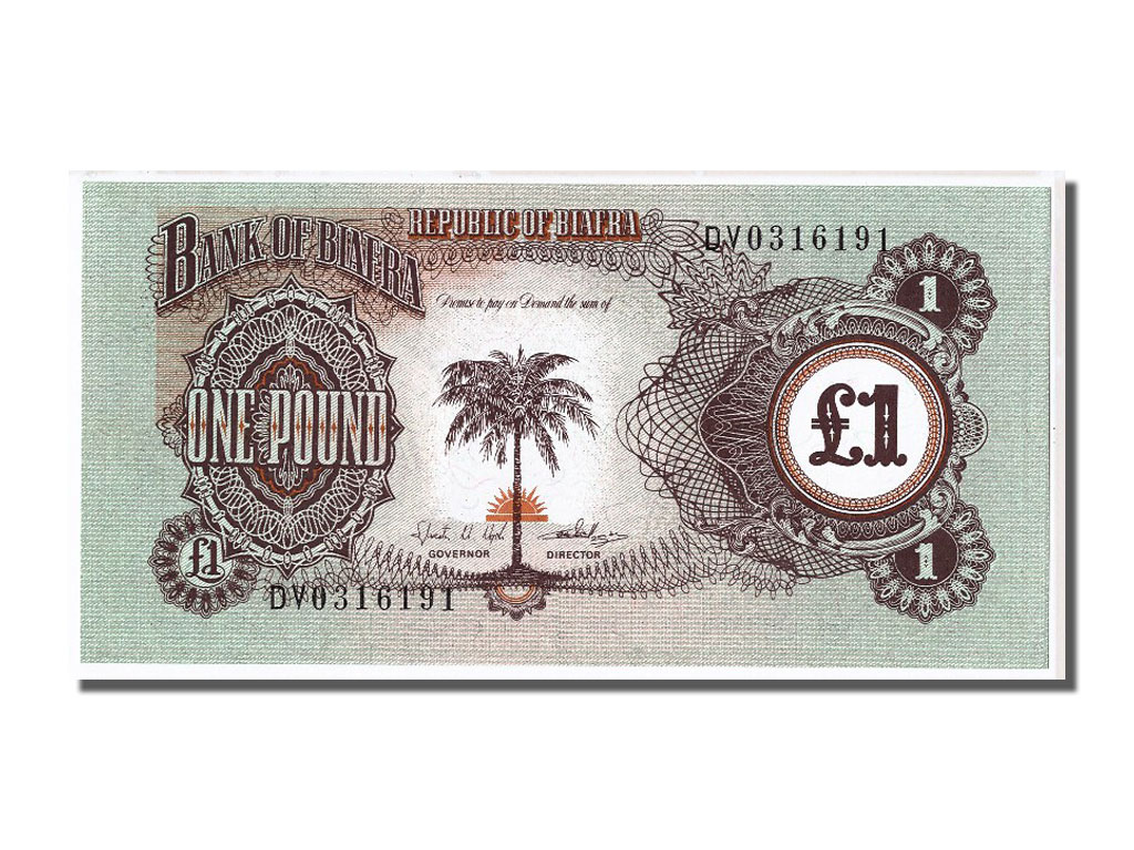 Banknote, Biafra, 1 Pound, UNC(65-70) | World Paper Money