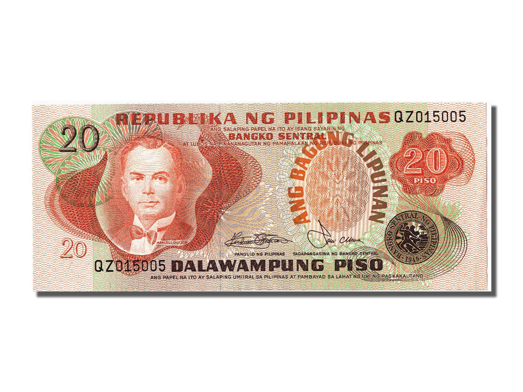 Banknote, Philippines, 20 Piso, UNC(65-70) | World Paper Money