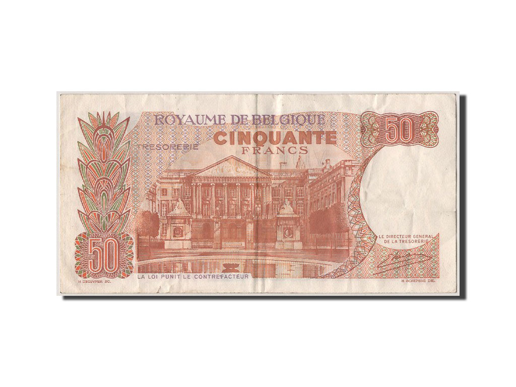 Banknote, Belgium, 50 Francs, 1966, 1966-05-16, EF(40-45) | World Paper ...