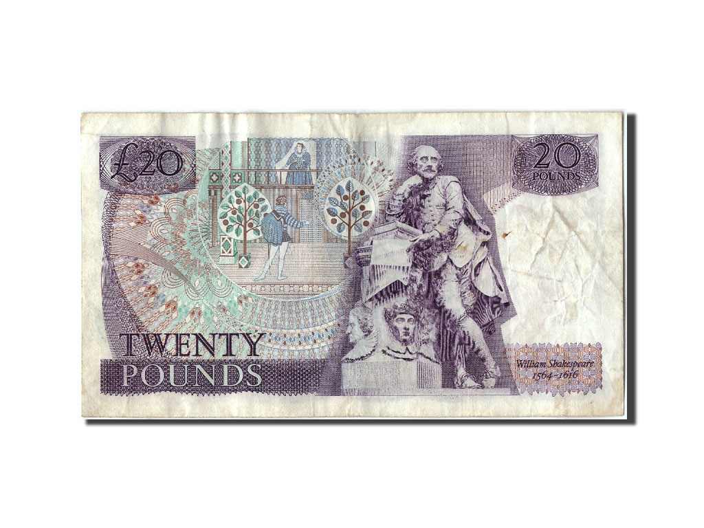 Banknote, Great Britain, 20 Pounds, VF(30-35) | World Paper Money
