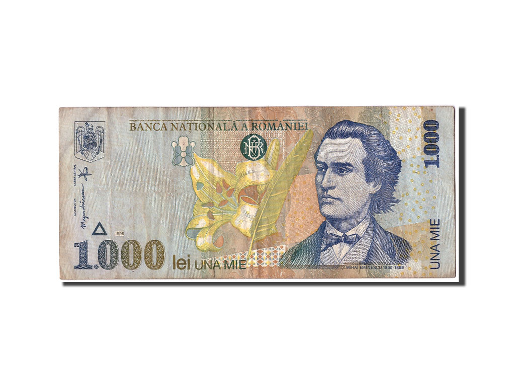 Banknote, Romania, 1000 Lei, 1998, VF(20-25) | World Paper Money