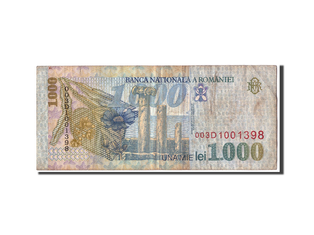 Banknote, Romania, 1000 Lei, 1998, VF(20-25) | World Paper Money