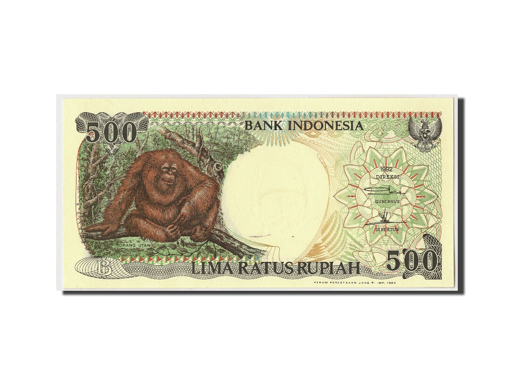 Banknote, Indonesia, 500 Rupiah, 1992, UNC(65-70) | World Paper Money