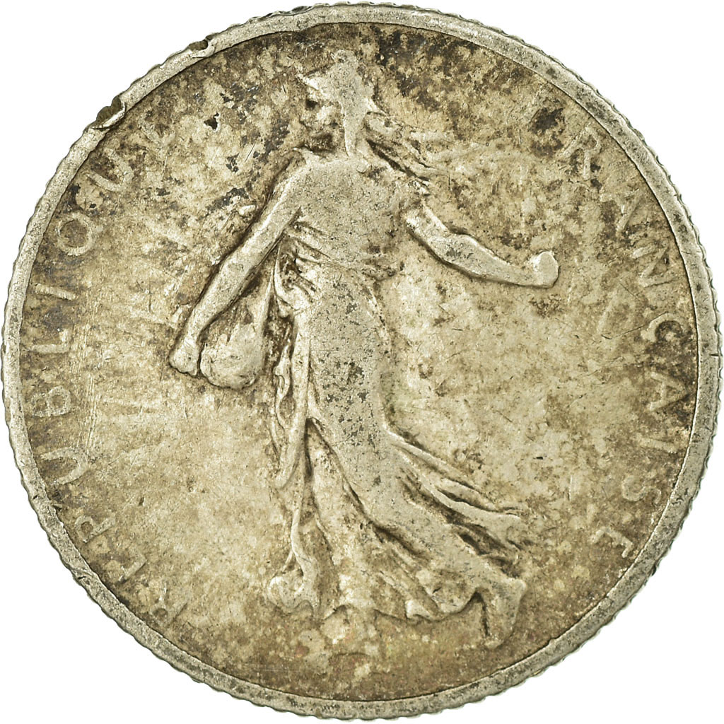 Coin, France, Semeuse, Franc, 1910, Paris, , Silver, KM:844.1