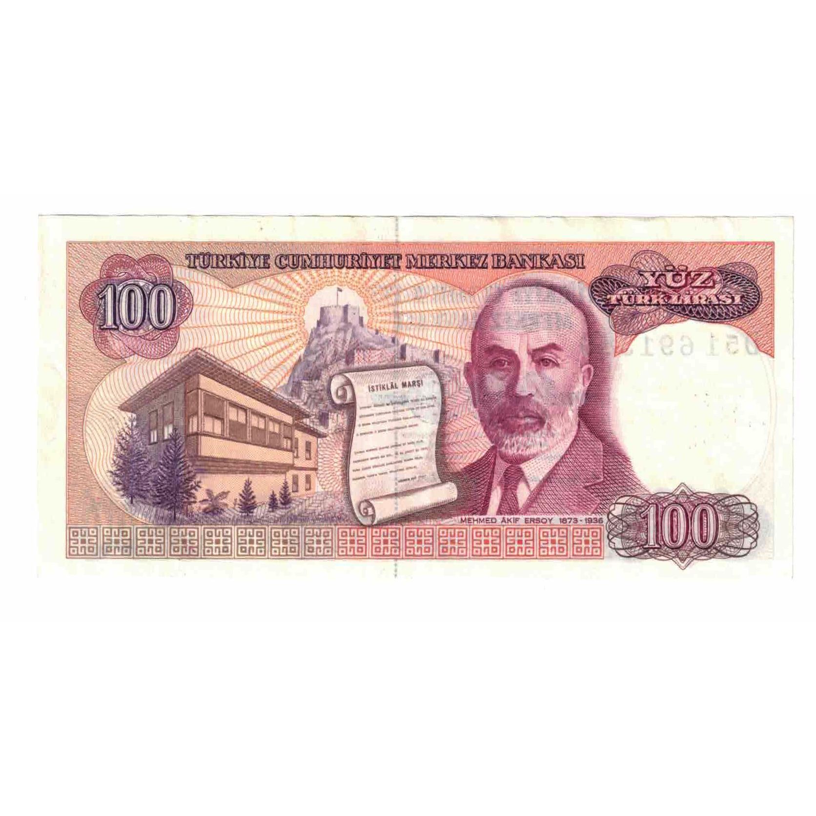 [#330074] billete, 100 lira, 1970, turquía, 197 - Compra venta en todocoleccion