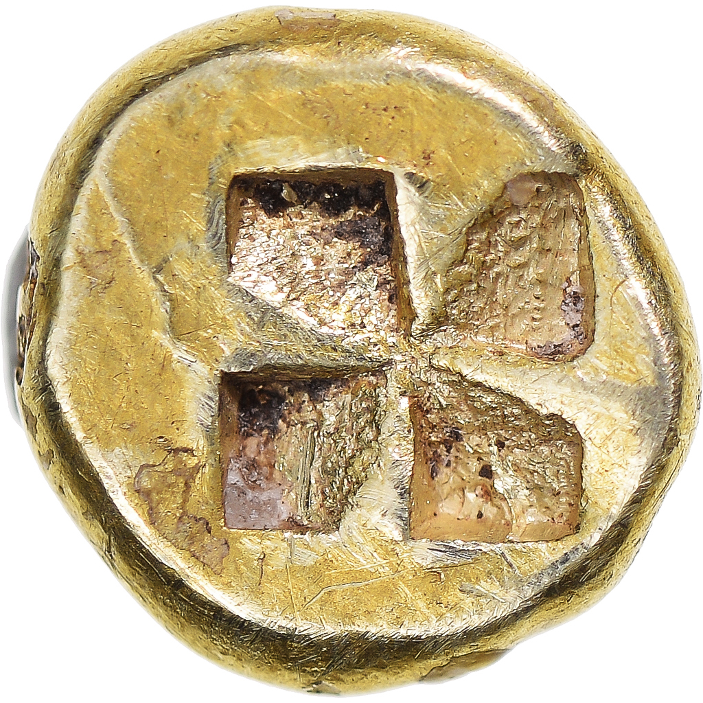 Coin, Mysia, Hekte, ca. 550-450 BC, Kyzikos, , Electrum | Greek Coins