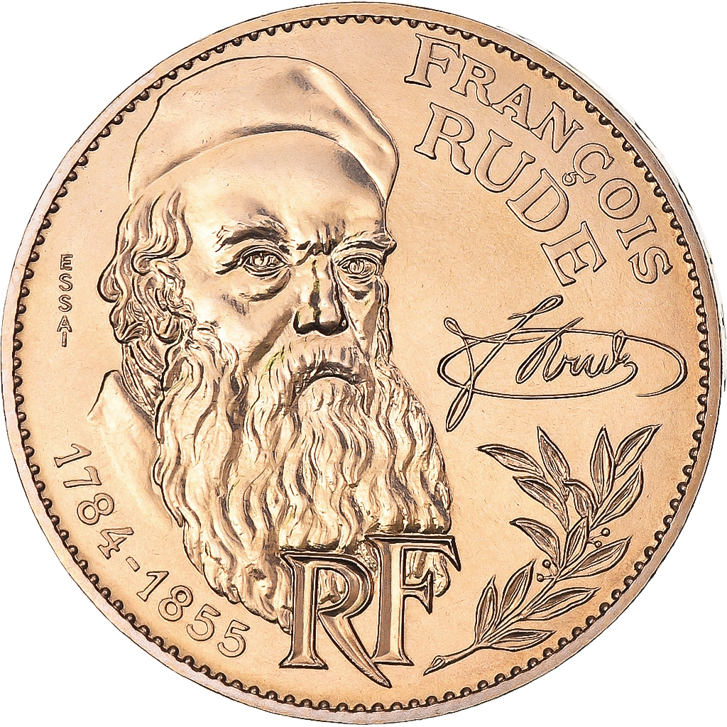Coin, France, François Rude, 10 Francs, 1984, Monnaie de Paris, ESSAI