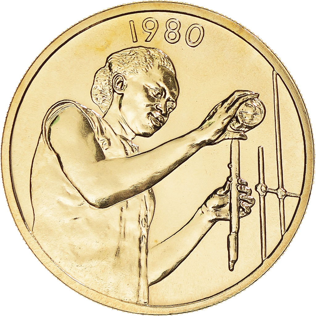 Coin, West African States, 25 Francs, 1980, Monnaie de Paris, ESSAI,