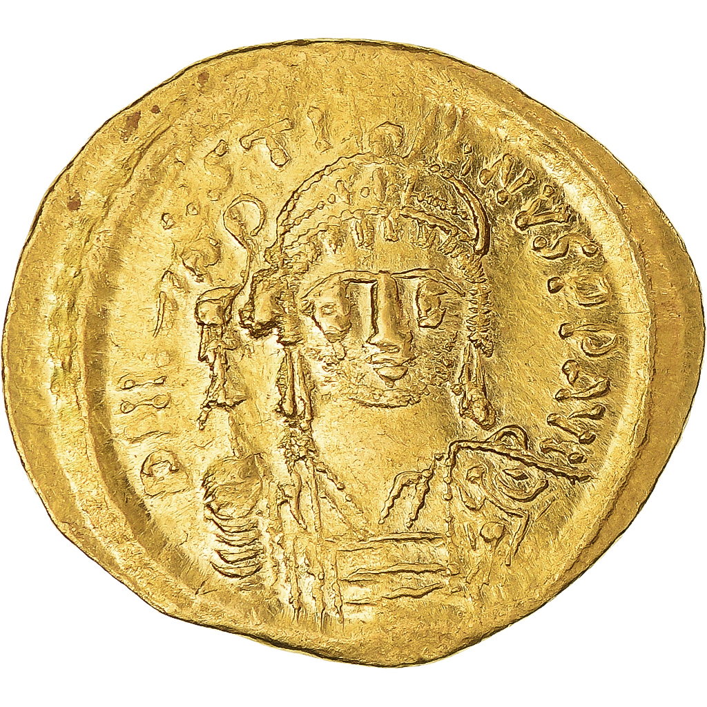 Justin II, Solidus, 565-578, Constantinople, Gold, , Sear:344