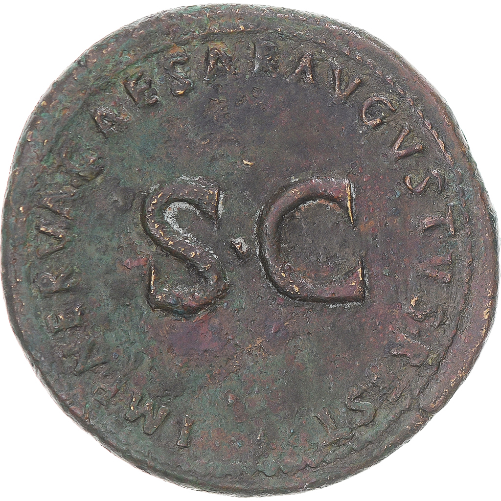 Coin, Divus Augustus, Sestertius, 98 AD, Rome, , Bronze, RIC:136