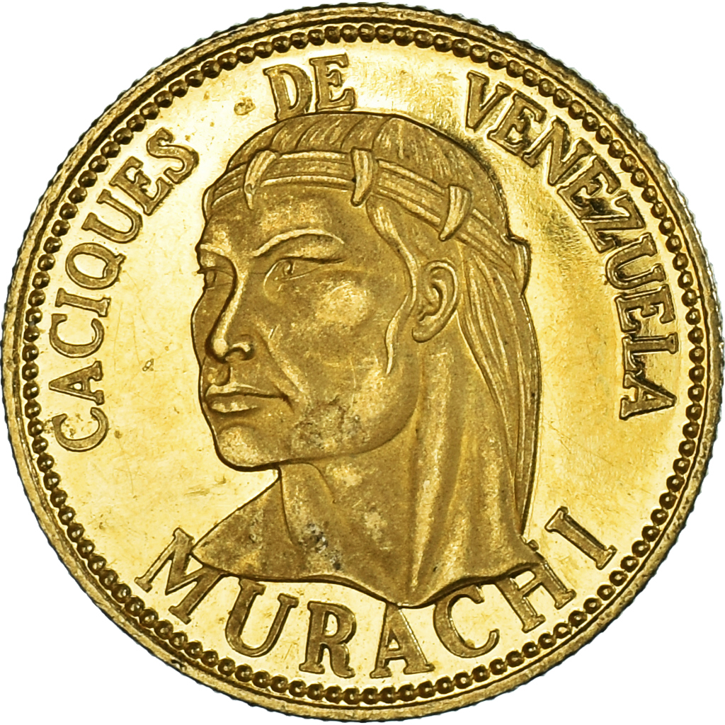 Coin, Venezuela, Murachi, Caciques, Caracas, , Gold | South American Coins