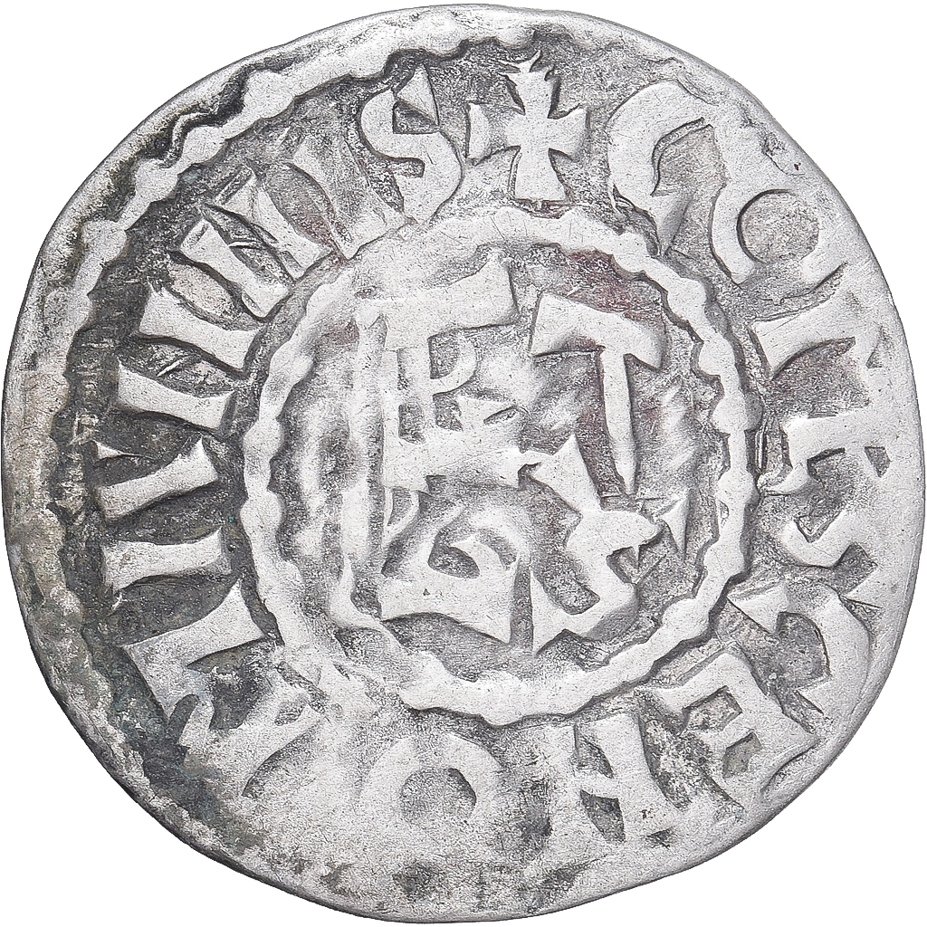 Coin, France, Maine, Herbert I, Denier, ND (1015-1246), Le Mans,