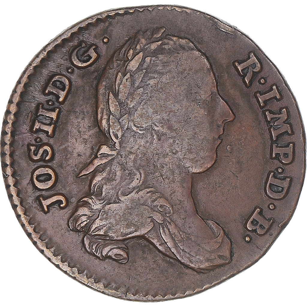Coin, Austrian Netherlands, Joseph II, Liard, Oord, 1789, Brussels,
