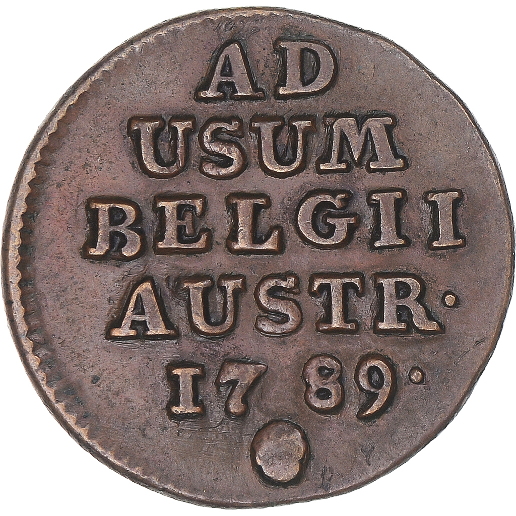 Coin, Austrian Netherlands, Joseph II, Liard, Oord, 1789, Brussels,