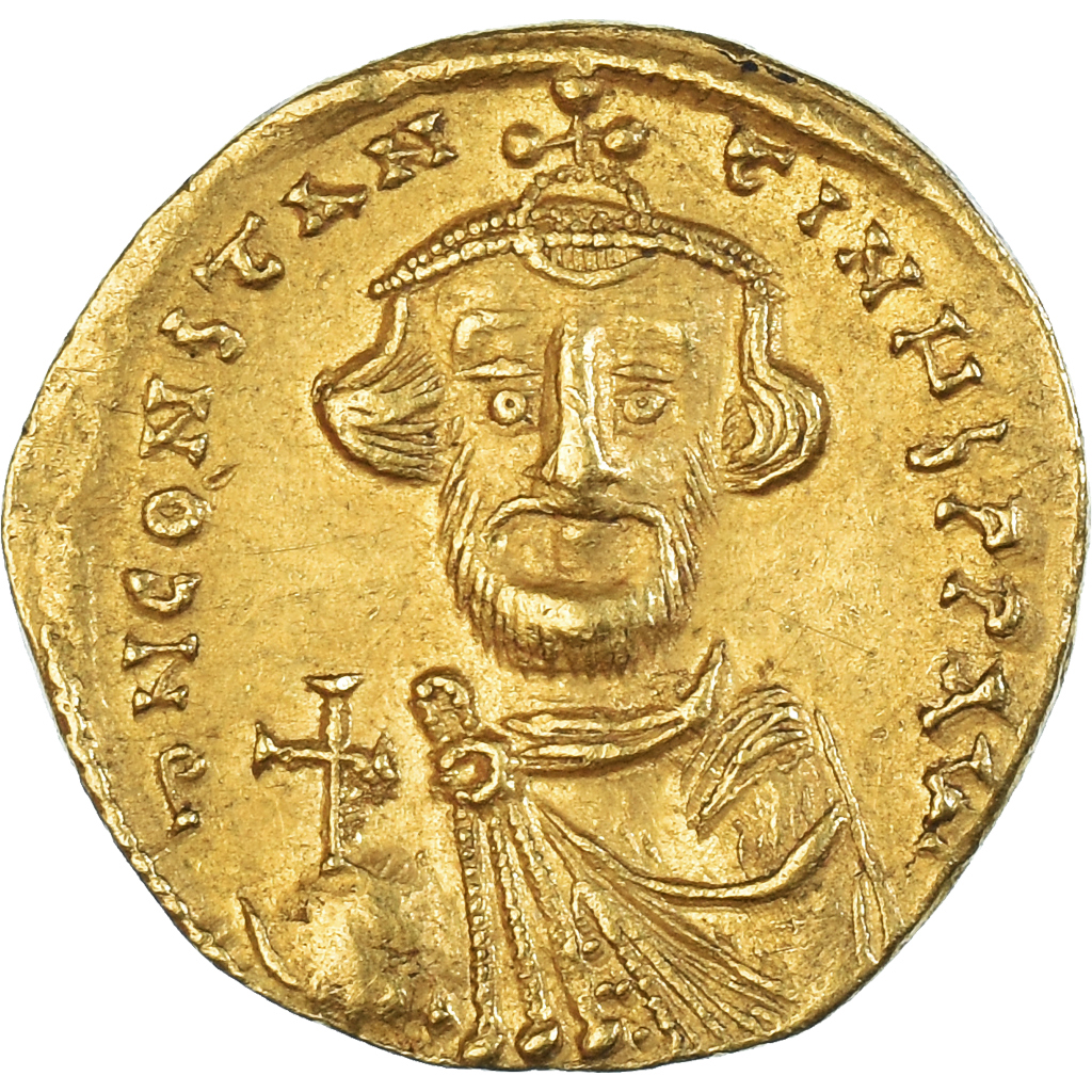Coin, Constans II, Solidus, 645-651, Constantinople, , Gold, Sear:953