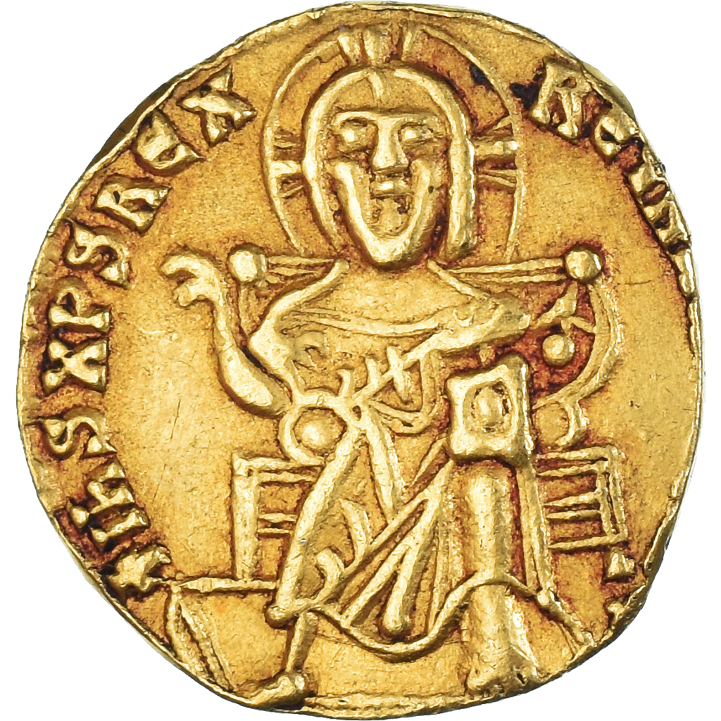 Coin, Basil I the Macedonian, with Constantine VII, Solidus, ca. 868-870