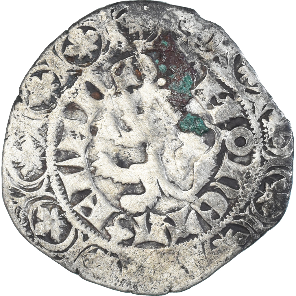 Coin, France, Flanders, Louis II de Mâle, Gros, 1346-1384, , Silver