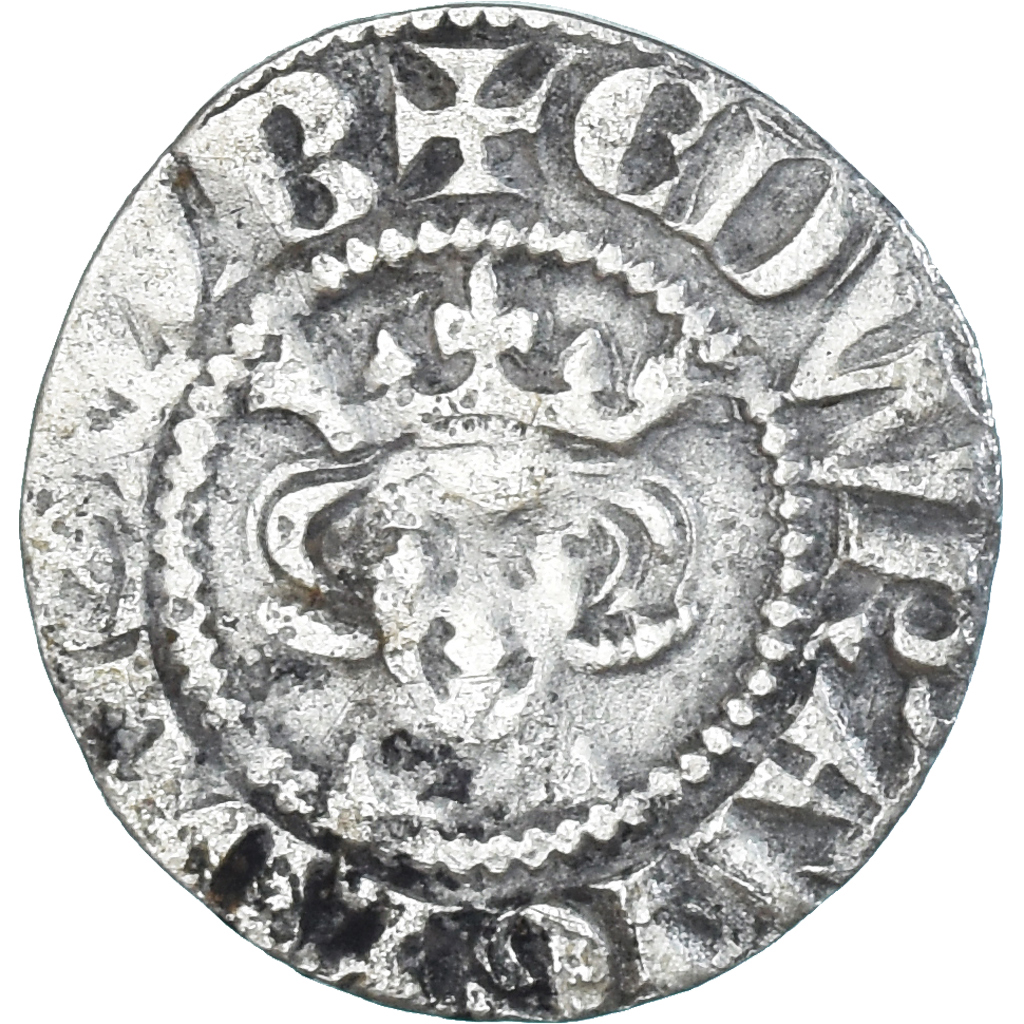 Coin, Great Britain, Edward I, II, III, Penny, Durham, , Silver