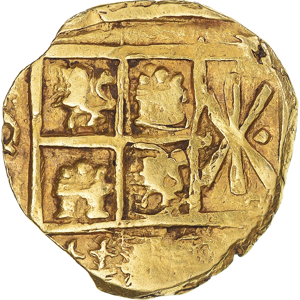 Coin, Colombia, Charles II, 2 Escudos, 1666-1700, Bogota, COB, , Gold