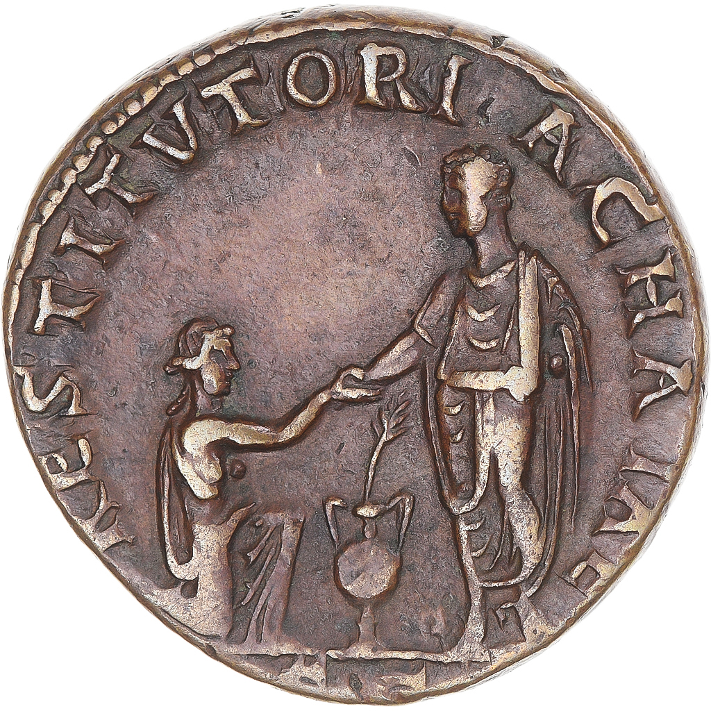 Hadrian, Sestertius, 130-133, Rome, Bronze, , RIC:1803 | Roman Imperial ...