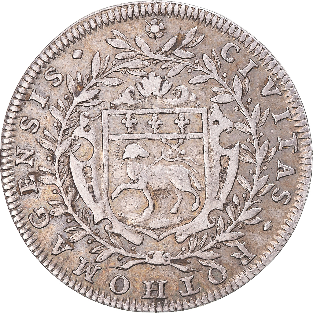 France, Token, Ville de Rouen, 1656, , Silver, Feuardent:6180