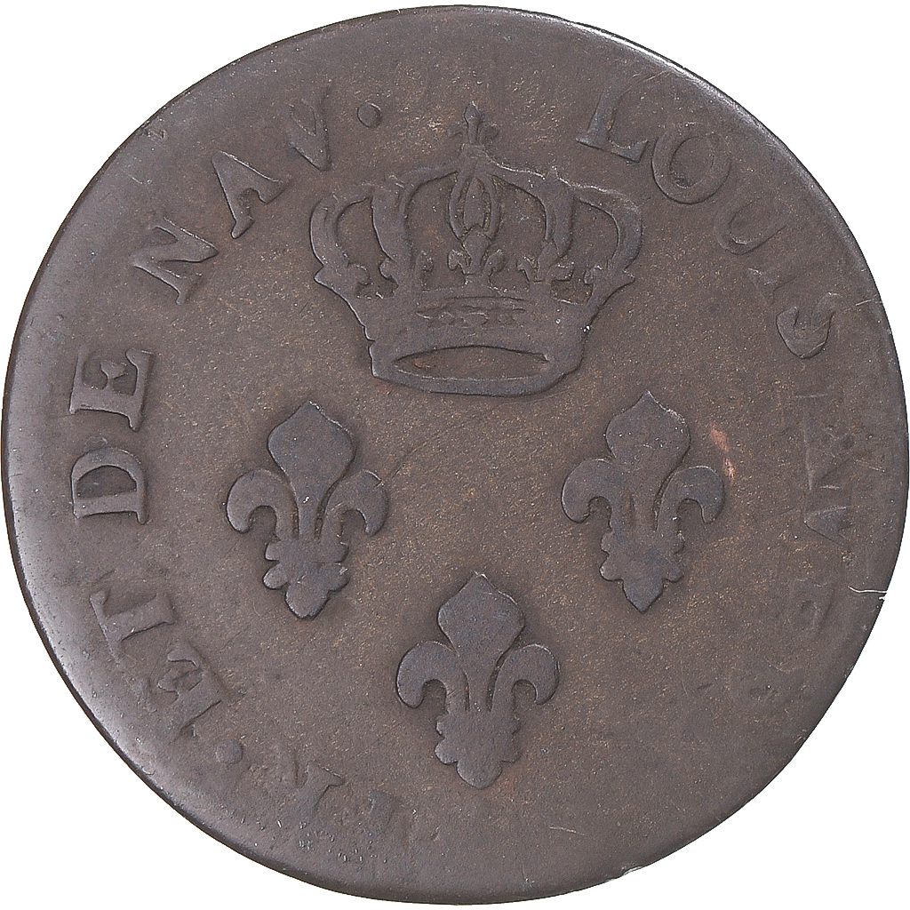 Coin, France, Îles de France et de Bourbon, Louis XVI, 3 Sous, 1781, Paris