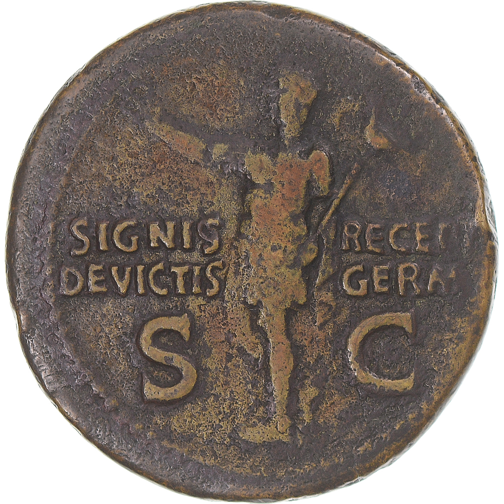 Coin, Germanicus, Dupondius, 37-41, Rome, , Bronze, RIC:57 | Roman ...