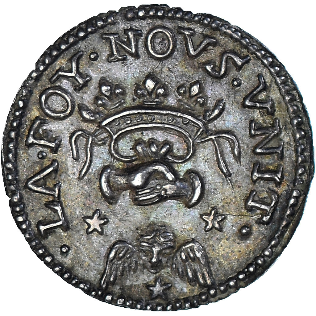 FRANCE, DENIER À épouser, Collection Térisse, SUP+, Argent, Terisse:D94 ...