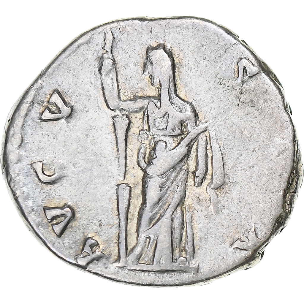 Diva Faustina I, Denarius, 141, Rome, Silver, , RIC:362 | Roman ...