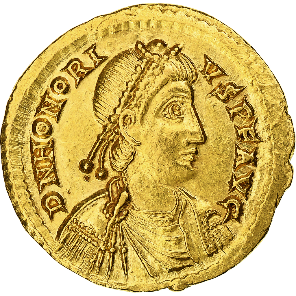 Honorius, Solidus, 402-406, Ravenna, Gold, , RIC:1287 | Roman Imperial ...