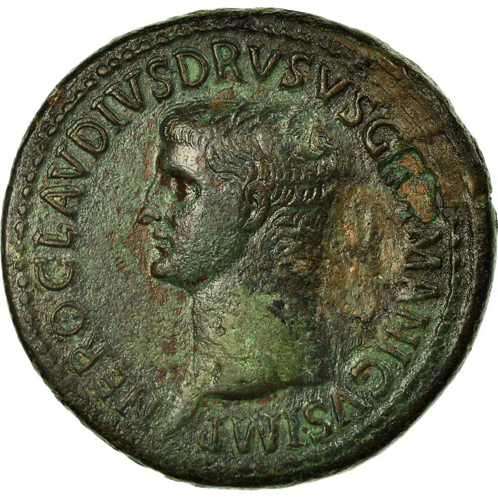 Coin, Nero Claudius Drusus, Sestertius, Rome, , Bronze, RIC:109