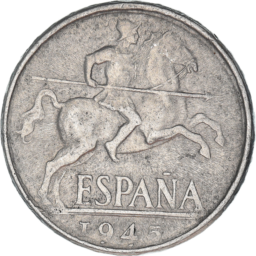[#366104] moneda, españa, 10 centimos, 1945, bc - Compra venta en ...